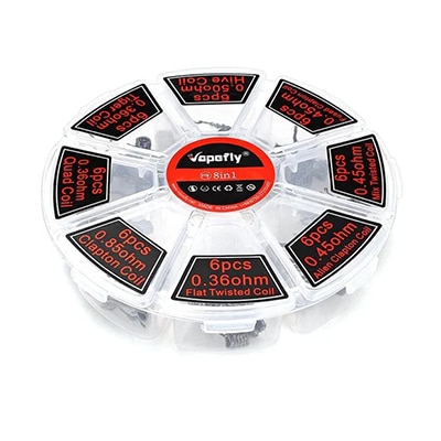 Vapefly Kanthal Pre-Built Coils 8 in 1 Kit - AceVaper Canada's Online ...
