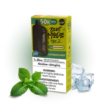 Extreme Mint Flavour Beast Mode Max 2 50K Disposable Vape - AceVaper ...
