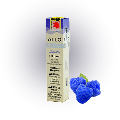 Blue Raspberry Allo Ultra 2500 Disposable Vape - AceVaper Canada's ...